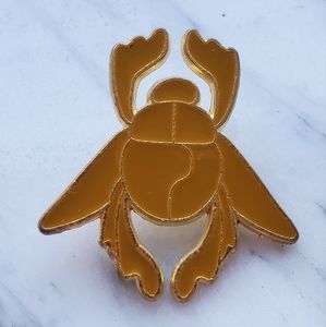 Disney | Jewelry | Golden Scarab Beetle From Aladdin Disney Pin | Poshmark